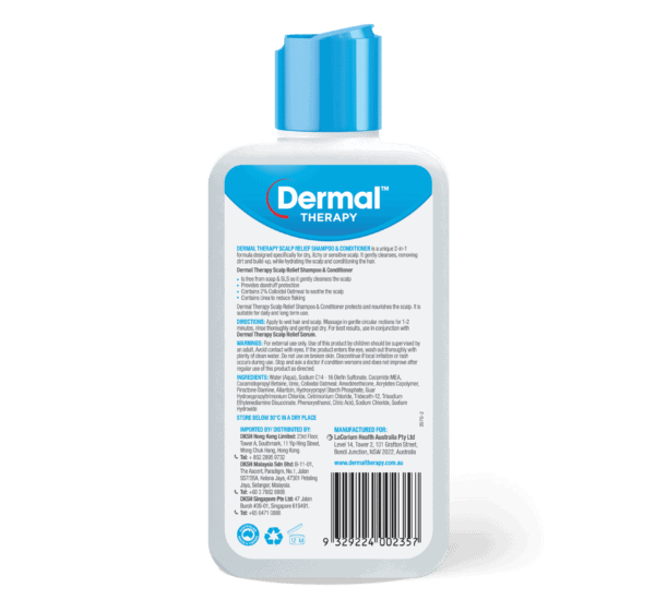 Scalp Relief Shampoo & Conditioner | Dry Scalp | Dermal Therapy