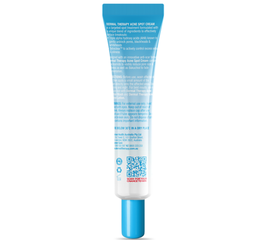 Acne Spot Cream | Overnight acne treatment | Dermal Therapy