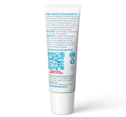 Lip Balm Sensitive | Best lip balm for sensitive lips | Dermal Therapy