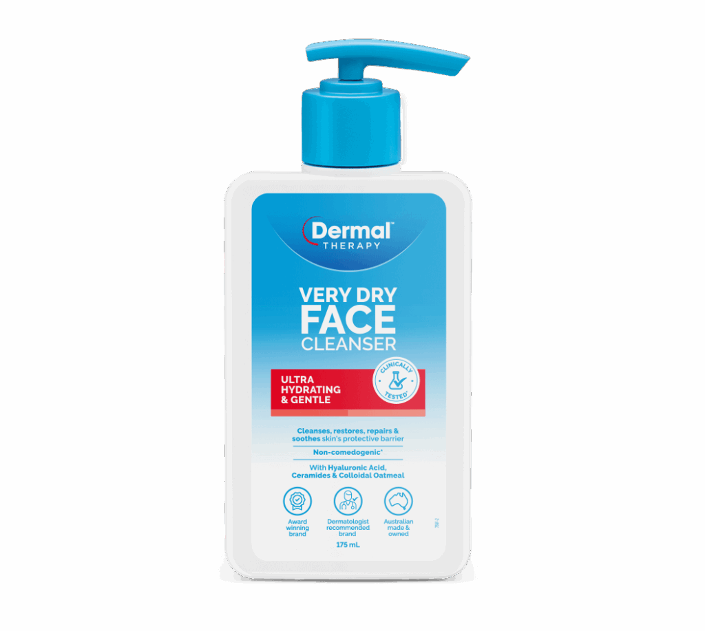 Very Dry Face Cleanser, Soap-free for Dry Skin | Dermal Therapy